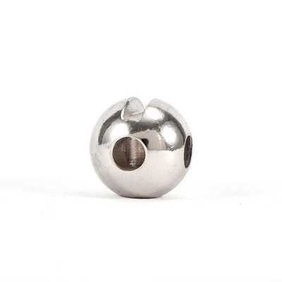 直销聚氨酯发泡设备不锈钢球打孔铁球带孔公制内螺纹打孔钢球