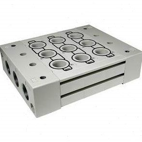 国产汇流板阀板SS5Y9-23-05,可装SY9120 SY9220 SY9320 SY9420阀