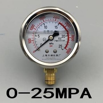 抗震 油压表 耐震压力表 YN-60 25MPA 3500PSi YTN60