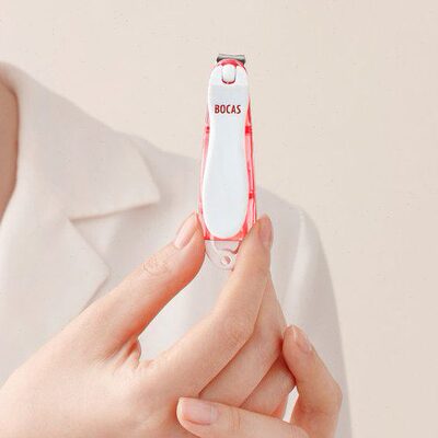 boca指甲剪指甲钳s指甲刀旋转刀头指甲高档家用韩国进口带儿童锉