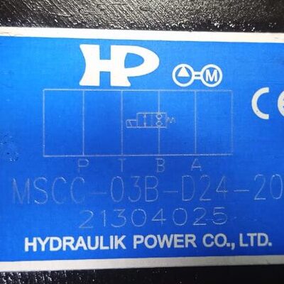 MSCC-03B-D24-20台湾涌镇HP电控双向单向阀MSCC-03A-D24-NC-20