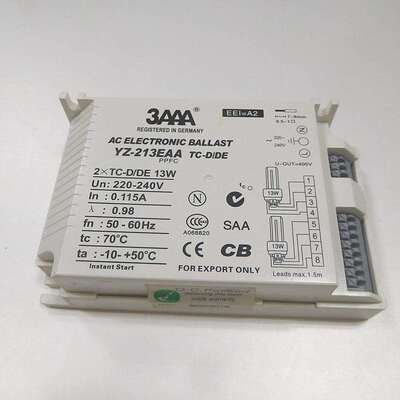3AAA YZ-213EAA 电子镇流器 一拖二镇流器 PLC 13W镇流器