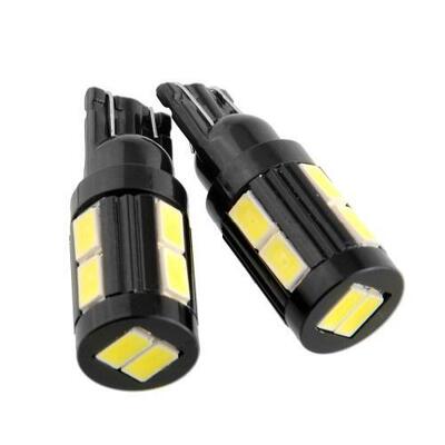 10只 T10带铝件10SMD示宽灯车载led牌照灯