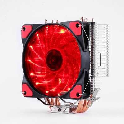 12CM4铜管CPU散热器2011多平台电脑风冷散热器1700 i7 i5静音风扇