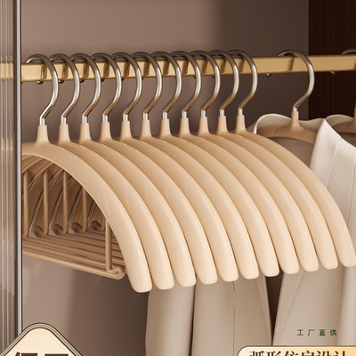 衣架家用挂衣无痕防肩角护衣不起包加粗加大防滑不锈钢晾衣服撑子