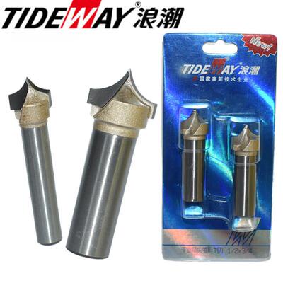 专业级尖嘴雕刻刀木工修边机工艺缝修边倒角锣刀铣刀TIDEWAY浪潮