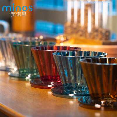 美诺思minos Cupcake蛋糕滤杯手冲咖啡滴滤过滤杯平底Tritan材质