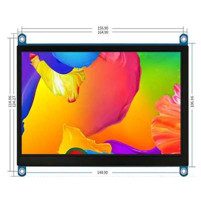 7寸电容触摸显示屏HDMI接口TFT LCD屏1024x600树莓派Raspberry Pi