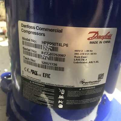 HRP040T4LP6 HRP042T4LP6 HRP045 HRP034 HRP060丹佛斯空 调压缩