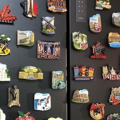 立体世界各国各地冰箱贴磁贴城市旅行欧洲旅游纪念品创意中