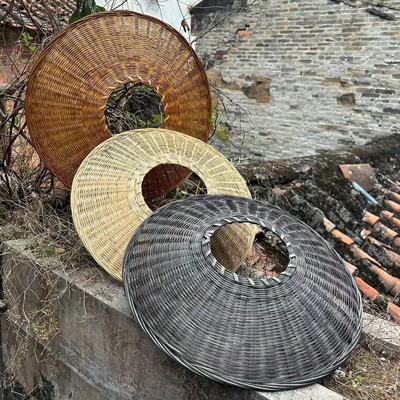 箬笠黑色原色日式拍戏竹帽斗笠帽大侠古装道具帽道具古铜横店斗笠