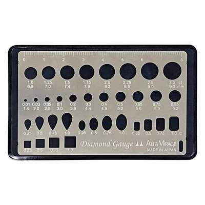 Alfa Mirage日本钻石规钻石卡尺量尺  首饰钻石测量工具