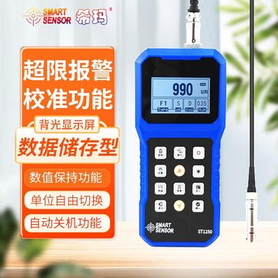 涂层测厚仪高精度油漆漆膜仪表膜厚仪镀锌层厚度测量仪ST1250