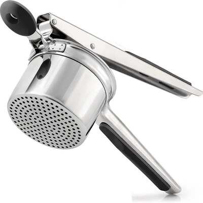 现货土豆泥压泥器不锈钢压薯器可换底片南瓜红薯捣碎器potato ric