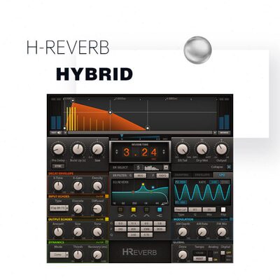 WAVES14  混音母带 人声H-Reverb Hybrid 混响高保真修音效果器