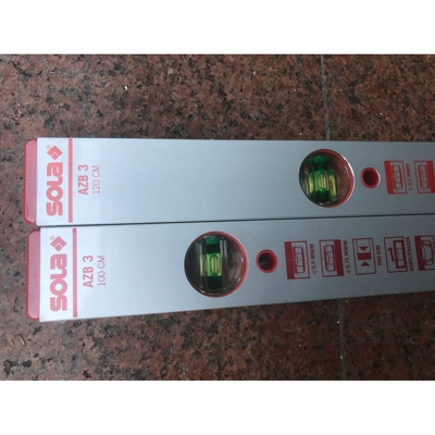 厂家直供SOLA水平尺AZB 3型索拉加厚进口水平尺高精度水平尺