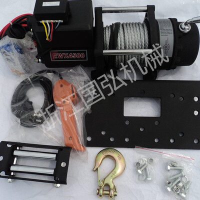 T自救24V12V越野车电动绞盘0磅力磅55450吉姆尼 2.500绞盘拉