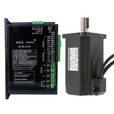 60无刷电机套装驱动器DC24V48V3000转200w300w400w60直流电机