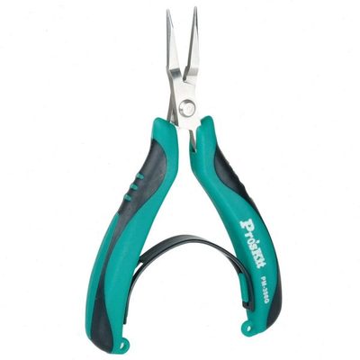 宝工 不锈钢无牙尖嘴钳 尖口钳 迷你尖咀钳 电子钳 PM-396G