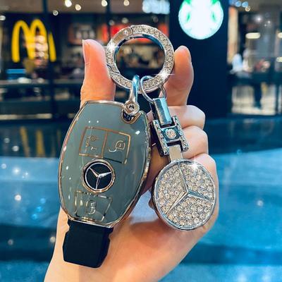 奔驰c200l钥匙套gla200车glc260女glk300扣220老款s级c级壳包保护