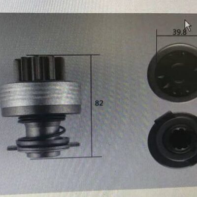 卡特挖机起动机马达齿轮单向器3575205起动机马达齿轮10齿10花