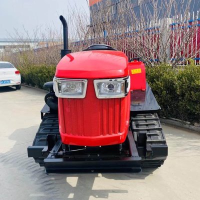 鼎东履带旋耕机旱地松土除草旋耕机履带施肥除草微耕机