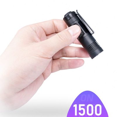 在路上311 USB直充电迷你手电筒小强光手电便携手电户外家用玉石