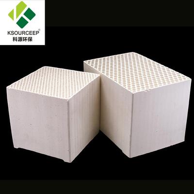 科源环保出售RTO蜂窝陶瓷蓄热体莫来石材质耐高温蜂窝陶瓷