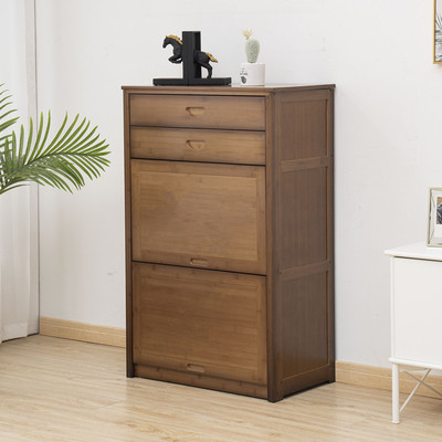 五斗柜五斗橱卧室实木简约现代楠竹抽屉柜置物柜三斗四斗柜收纳柜
