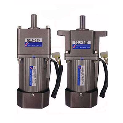 泰利交流电机60W调速电机Ac220V单相齿轮减速器5Gu-25K减速反向