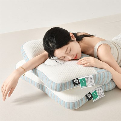 梦晚寻新款7A抗菌可爱猫情侣枕枕头枕芯护颈椎助睡眠家用超柔软