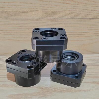 圆型带轴承座支架组件滚珠丝杆支撑座固定座LKFK12 15 20 25