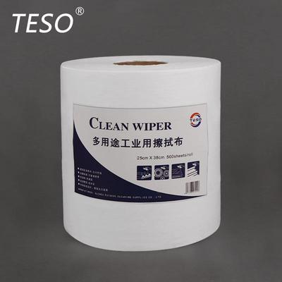 TESO白色工业擦拭布62501吸油吸水汽车设备精密零件多用途大卷纸