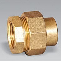 埃美柯663黄铜焊接内丝承口活接头DN40（1.5寸）11/2*42专卖店