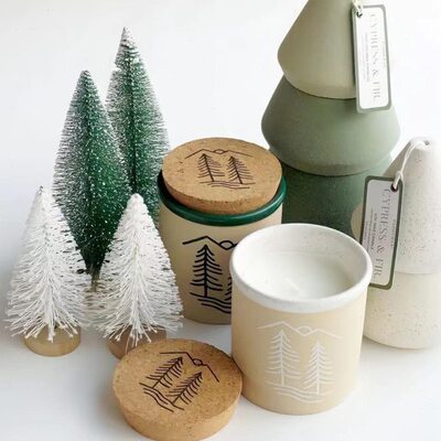 美国paddywax圣诞蜡烛室内香氛 节日家用助眠香薰节日送礼礼物