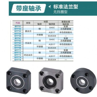 方法兰 怡合达轴承座 BFF61/62/66-698ZZ 608ZZ 628ZZ 6800ZZ
