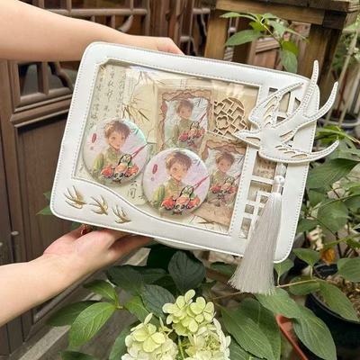 薄荷茶原创痛包手提单肩斜挎透明百搭古风女小食量