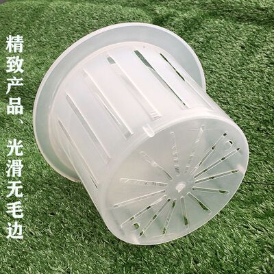 水培绿植加深固根篮无土栽培圆形塑料培植器皿