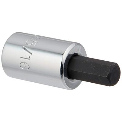 3/8方头10MM系列公制短内六角旋具套筒5mmJ4990-5MST