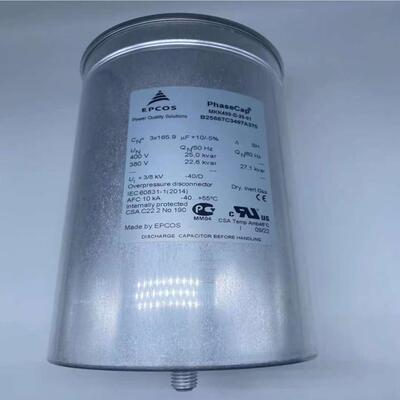 EPCOS MKK400-D-25-02 B25673A4252A000 400V 3*165UF 薄膜电容器