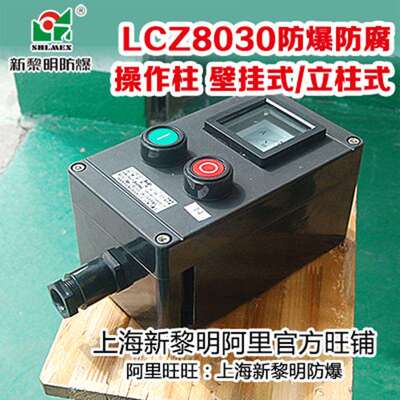 LCZ8030防爆防腐操作柱 壁挂式上海新黎明LCZ8030-A2G启动停止