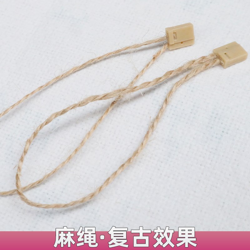麻绳吊绳 古仿挂古吊粒吊牌吊粒 麻线方扣挂牌绳 复古复牌吊绳子