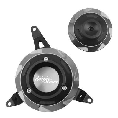 适用于KAWASAKINinja40018-23改装发动机防摔块引擎保护盖边盖