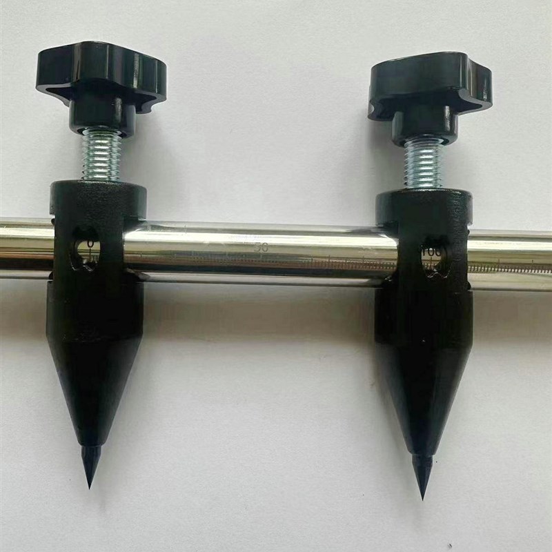 划线工具钳工划线地规不刻钢加长杆带锈度工木划规钨钢工业大圆规