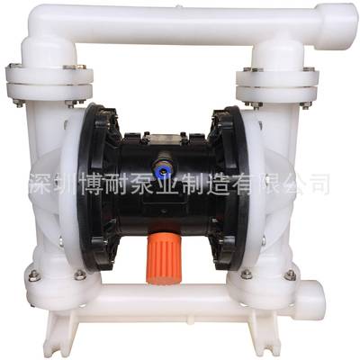 QBK-40PP工程塑料耐腐蚀气动隔膜泵QBK-25喷涂四氟隔膜泵优惠