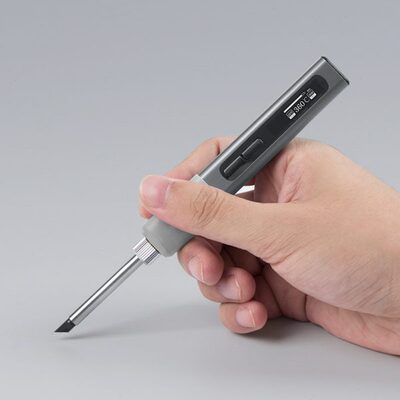 ATuMan 杜克EI1智能便携式电烙铁迷你电焊台65WQC/PD供电数显