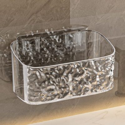 卫生间置物架免打孔浴室收纳筐厕所洗手间挂篮洗漱台墙上收纳盒子