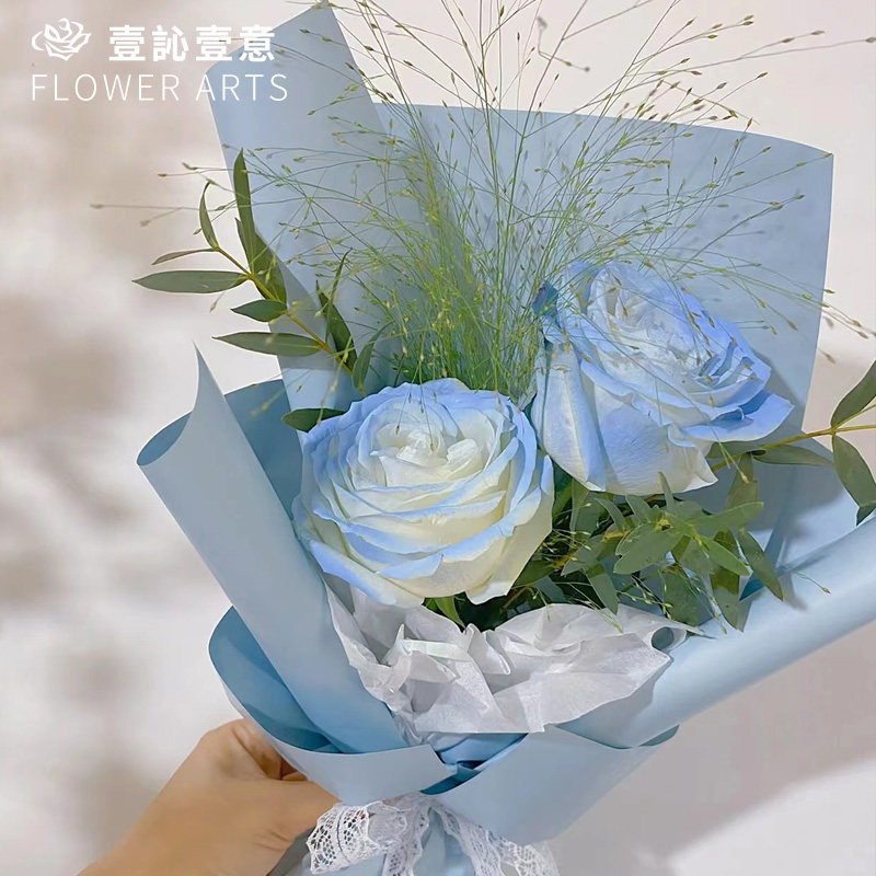 密西根碎冰漆玫花喷剂 瑰艺喷色花色蓝染色剂 干花喷漆鲜花喷色剂