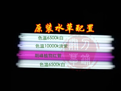 水草灯9t ho灯架鱼缸灯盘 朗峰t5灯4灯管 60cm 500mm双管厘米
