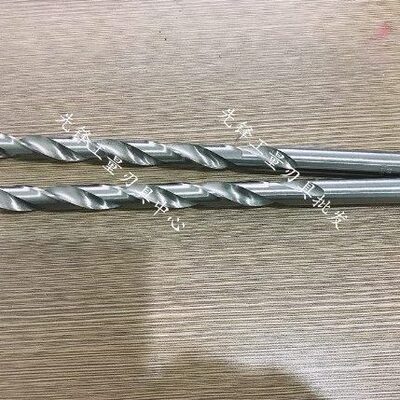 白钢直柄加长麻花钻头7.6-7.8-7.9 8.1-8.2 8.3 8.7 9.4-9.5*250